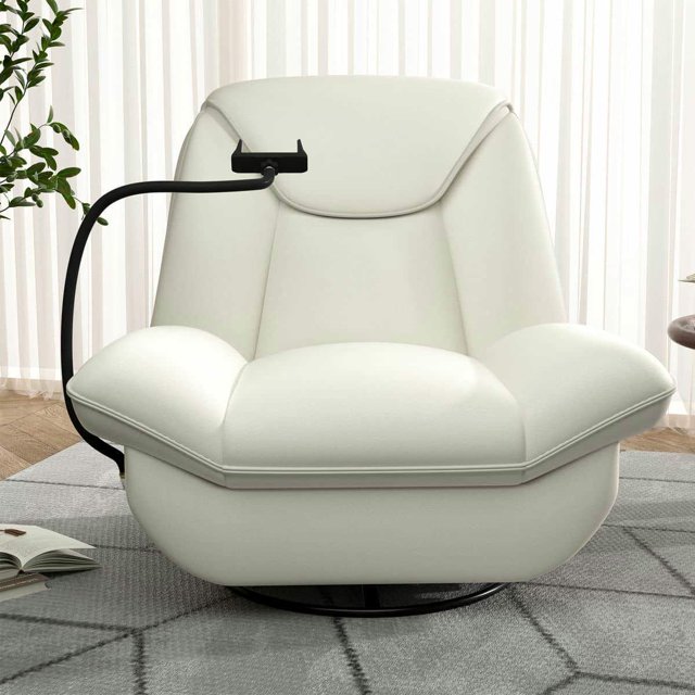 Kadyn Oversized Power Recliner Chair,270°Swivel Glider Recliner for ...