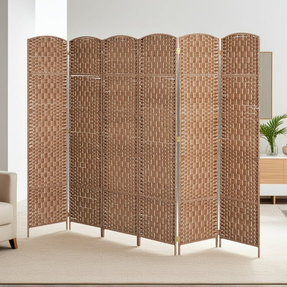 Kadyn Privacy Screens and Panels, 6 Panel Folding Privacy Screen, 6FT ...