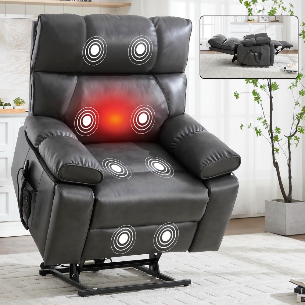 Kadyn Reclining Chair with Hidden Cup Holders, Power-Remote, Medium ...