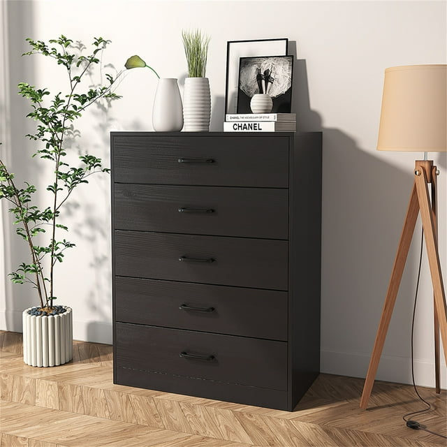 Kadyn Single row Drawer Dresser, 5 layers, 5 drawers, facing fabric ...