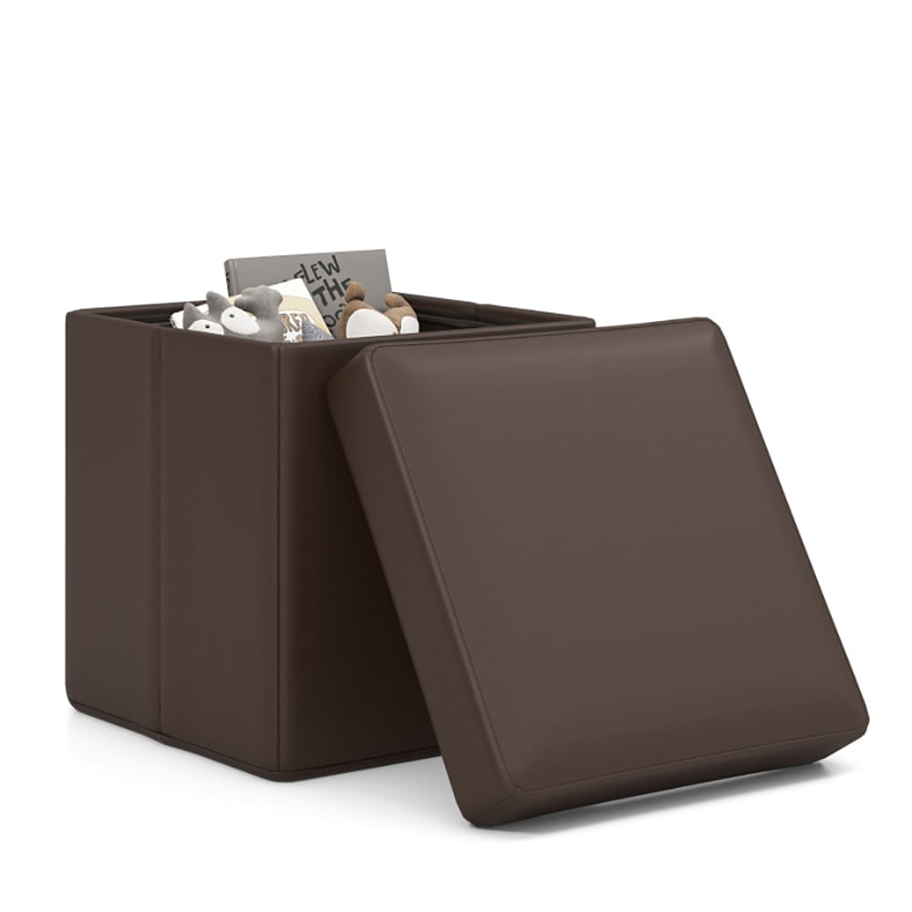 Kadyn Storage Cube Ottoman Seat,Storage Box Footrest, Storage Bench ...