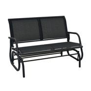 Kozyard Cozy Outdoor Patio Rocking Love Seats Glider Swing Bench/Rocker ...