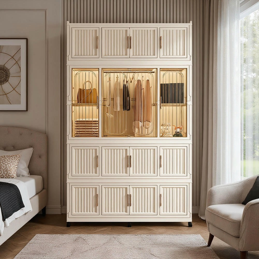Kadyn Wardrobe, Wardrobe Bedroom Closet,Portable Wardrobe Closet ...