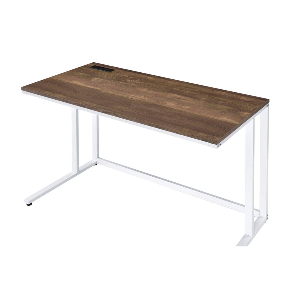 Kadyn Writing Table, Desk Workstation,Built-in USB Port Writing Desk ...