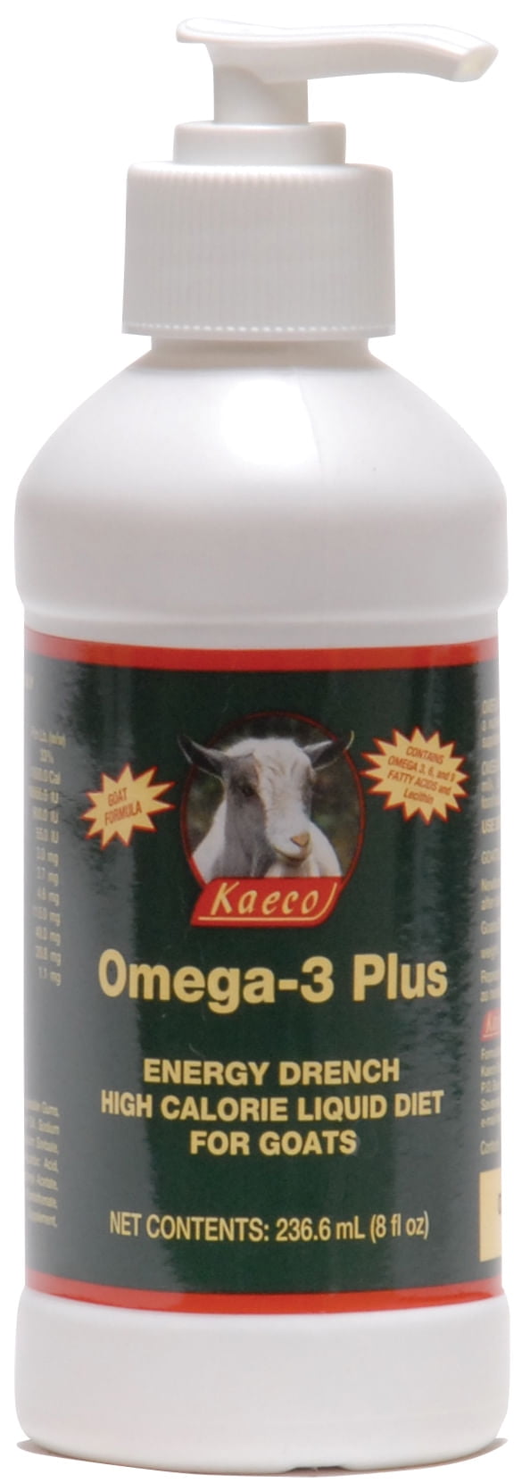 Kaeco Omega-3 Plus High Calorie Liquid Energy Drench for Goats, 8 oz ...