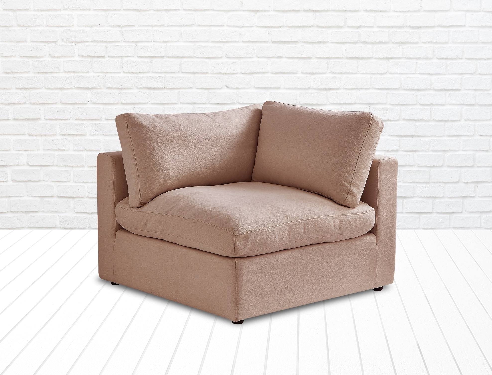 Kaelynn Linen Modular Corner Sofa Seat, Pink - Walmart.com