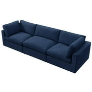 40" Elegant Dark Brown Fabric Sofa - Walmart.com