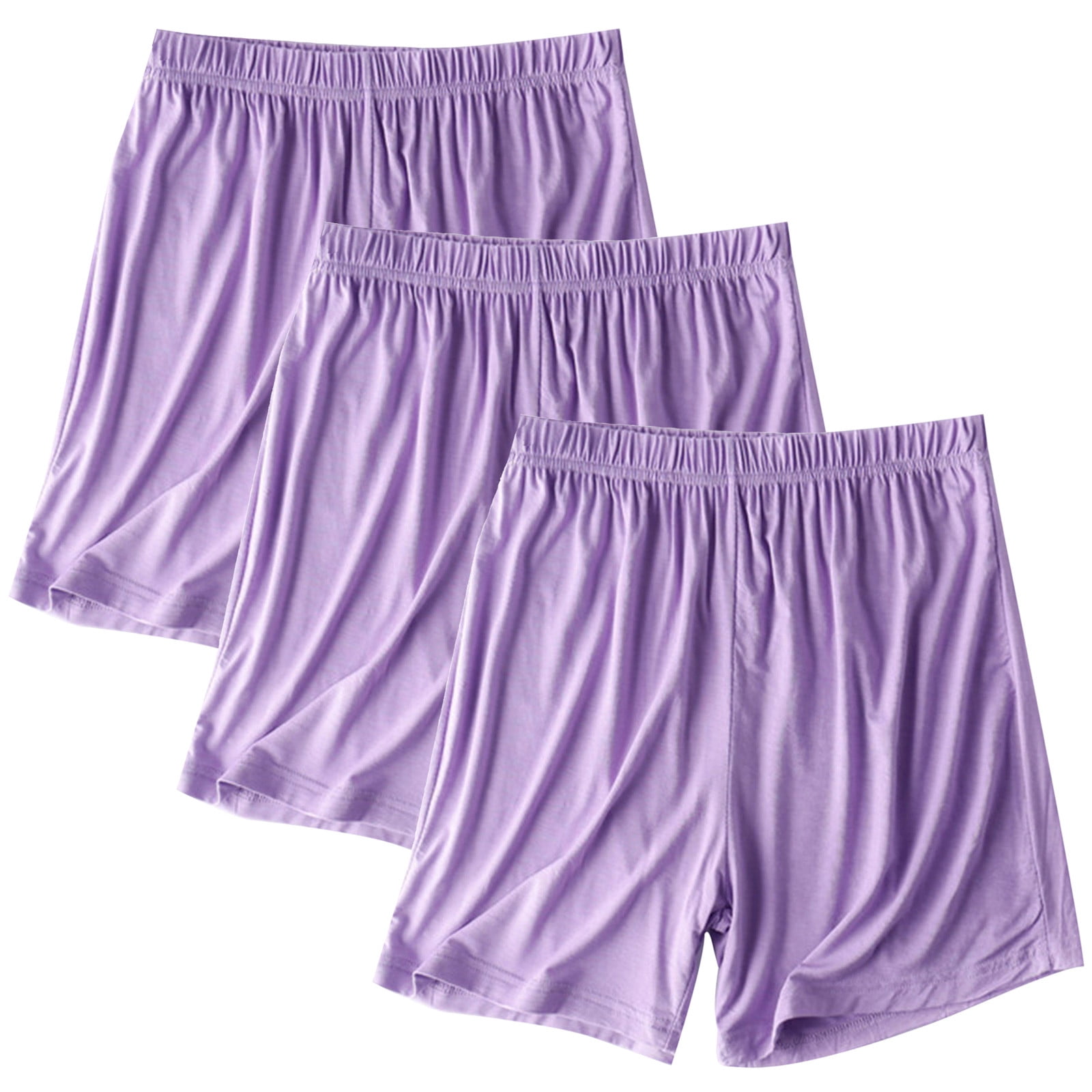 Kaemgyyd 3 Pack Women Pajama Shorts Plus Size Comfy Lounge Bottom ...