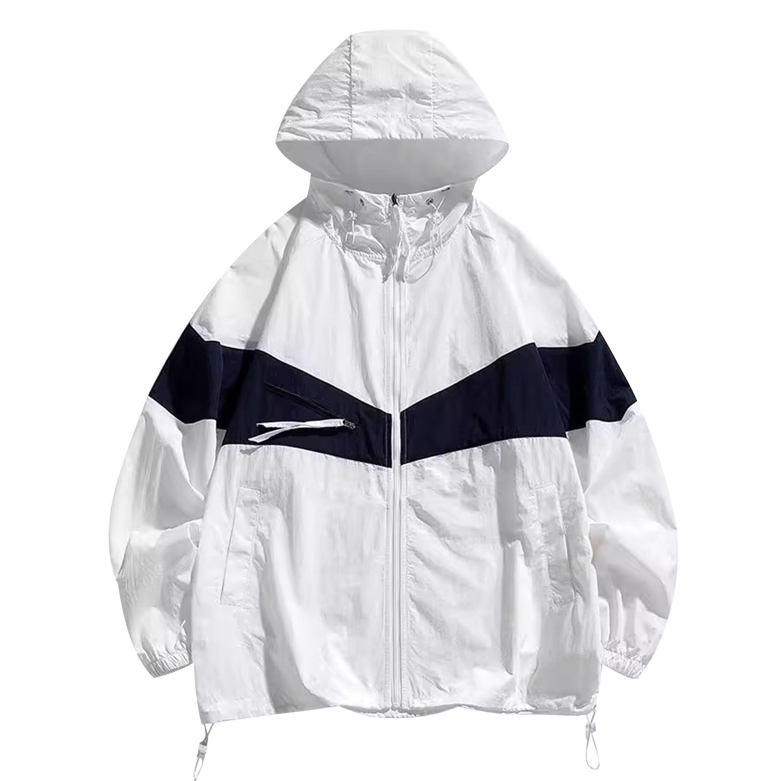 Kaemgyyd Mens Raincoat Windproof Waterproof Lightweight Sport Jacket ...