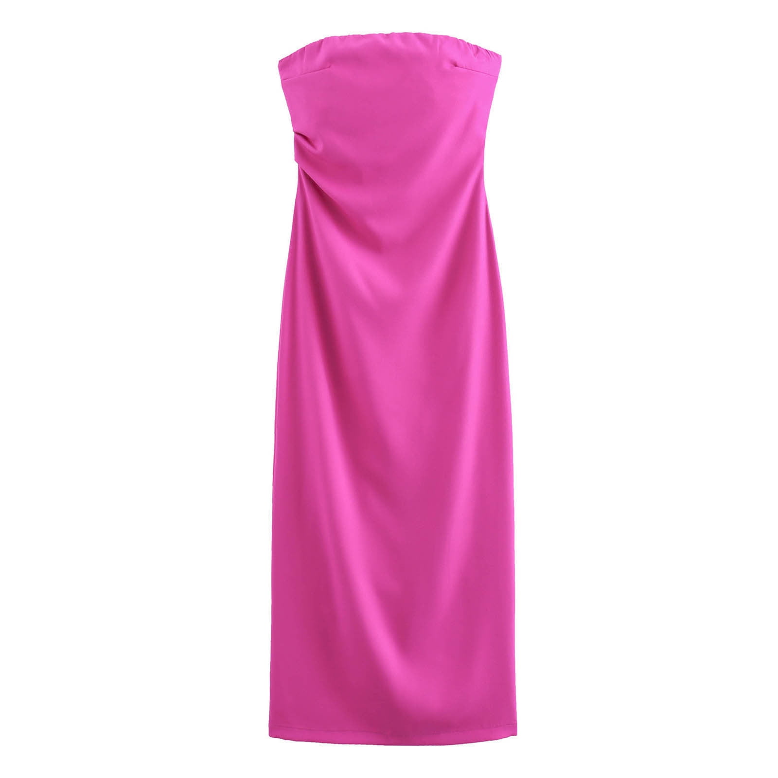 Kaemgyyd Wedding Guest Dresses for Women Strapless Tube Tops Evening ...