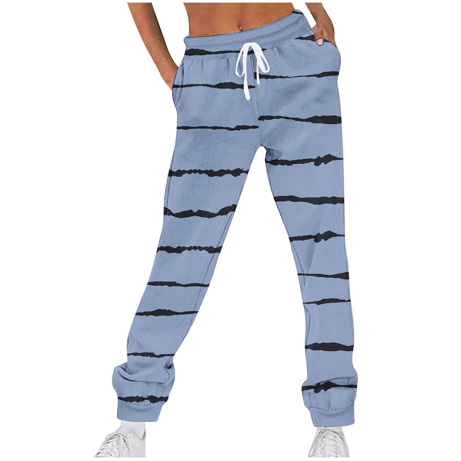 Kaemgyyd Women's Pants Fall Fashion Baggy Sweatpants with Pockets ...