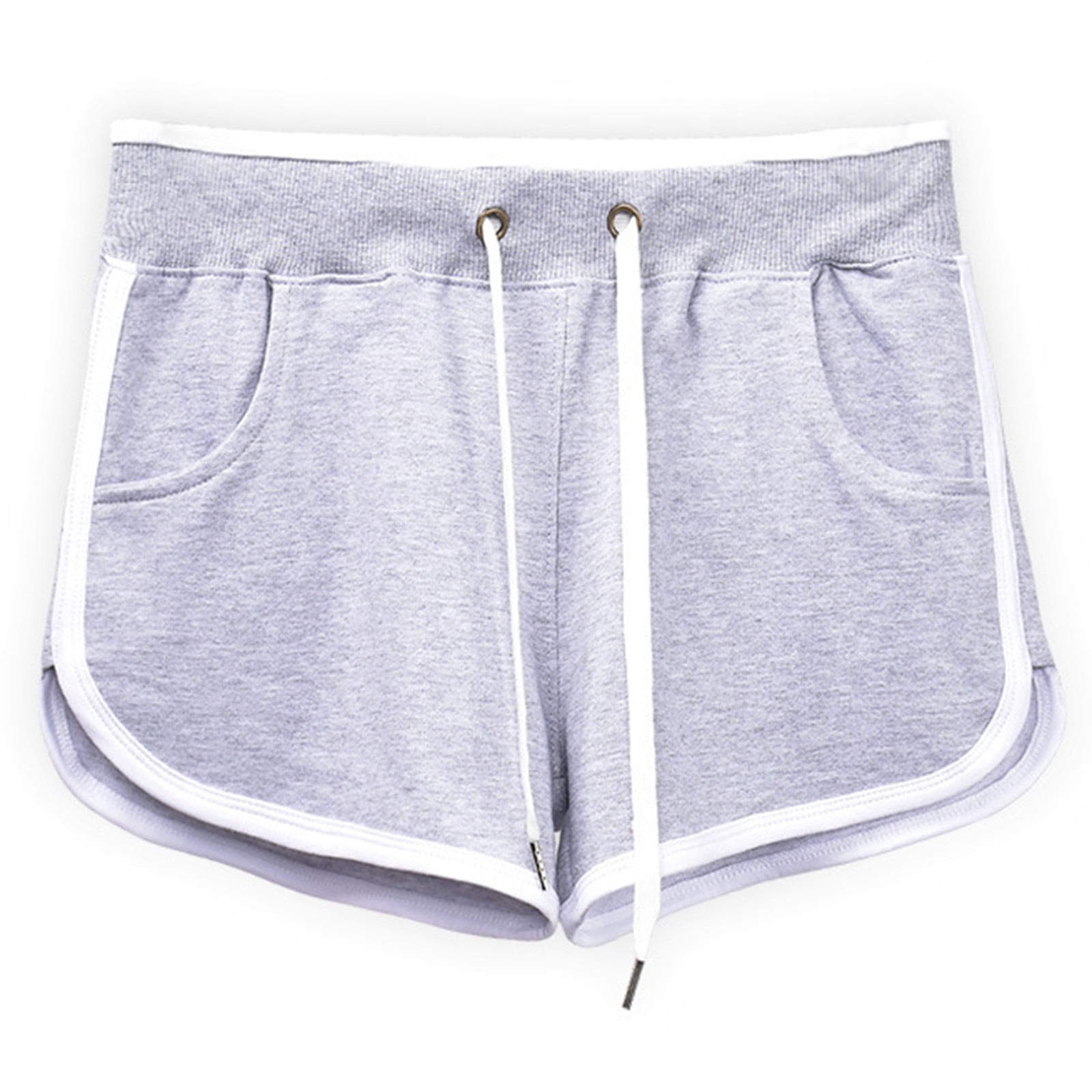 Kaemgyyd Women's Shorts Plus Size Fashion Drawstring Shorts with ...