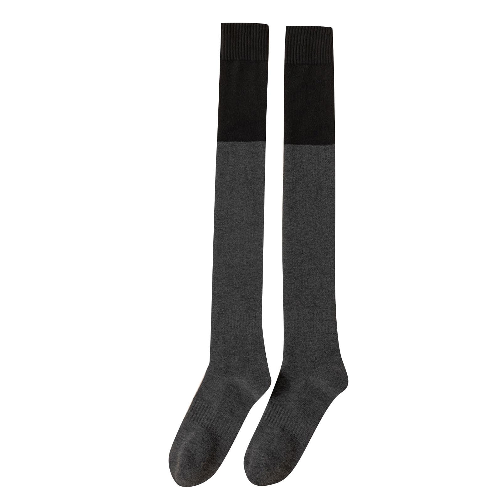Kaemgyyd Womens Thigh High Socks Thermal Warm Stretch Winter Sock ...