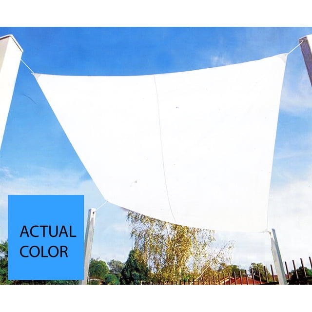 Kaemingk 9.75' Bright Sky Blue Square Outdoor Patio Sun Shade - Walmart ...