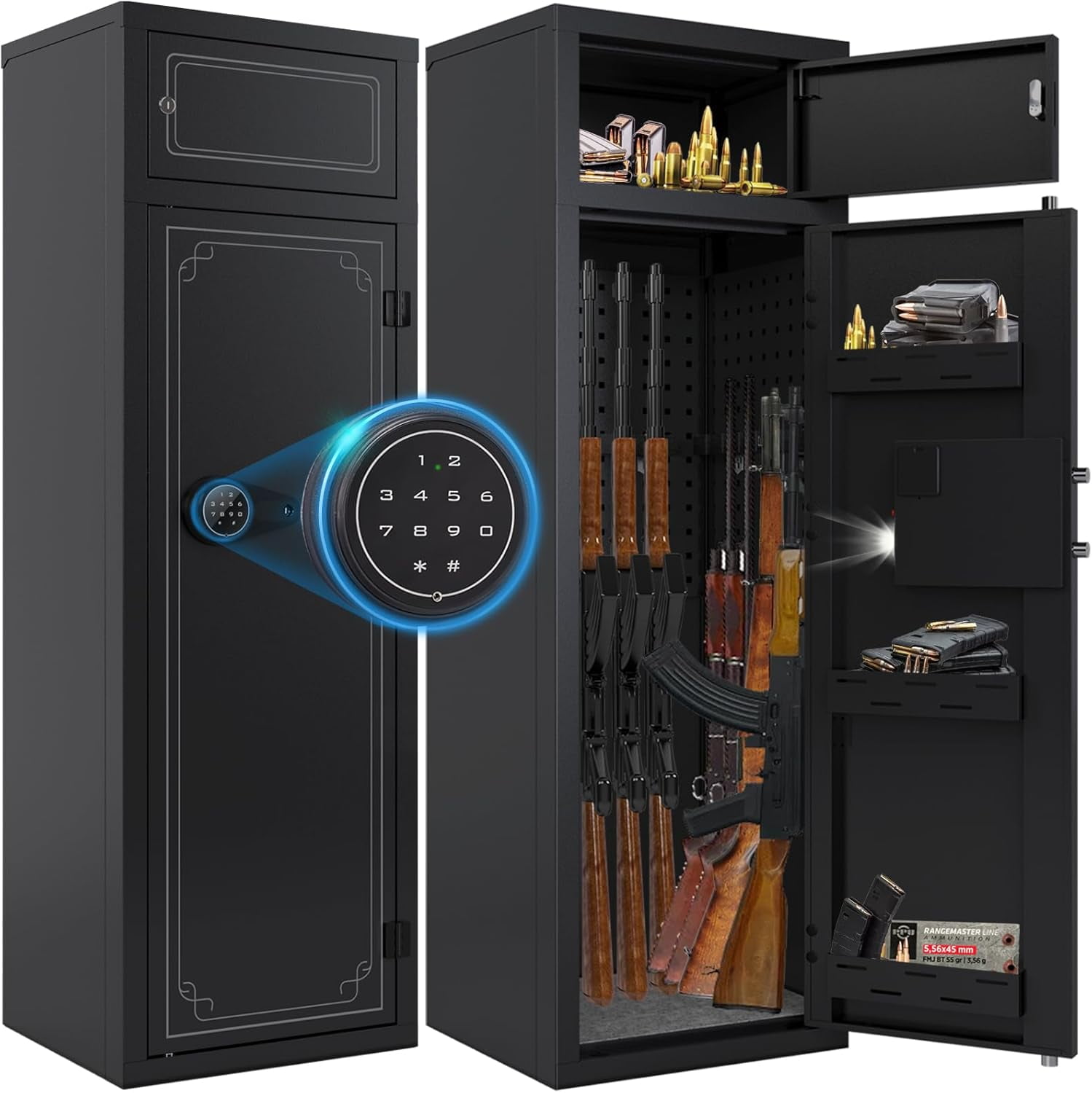 Kaer 10-14 Gun Safe,Gun Safe for Shotguns,Gun Safes for Rifle and ...