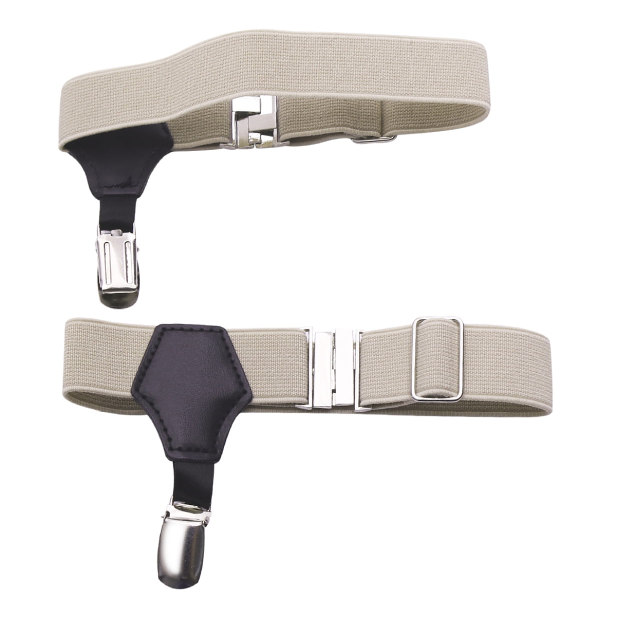 Kaerm Adjustable Men's Sock Garters Belt Suspenders with Non-slip Metal ...