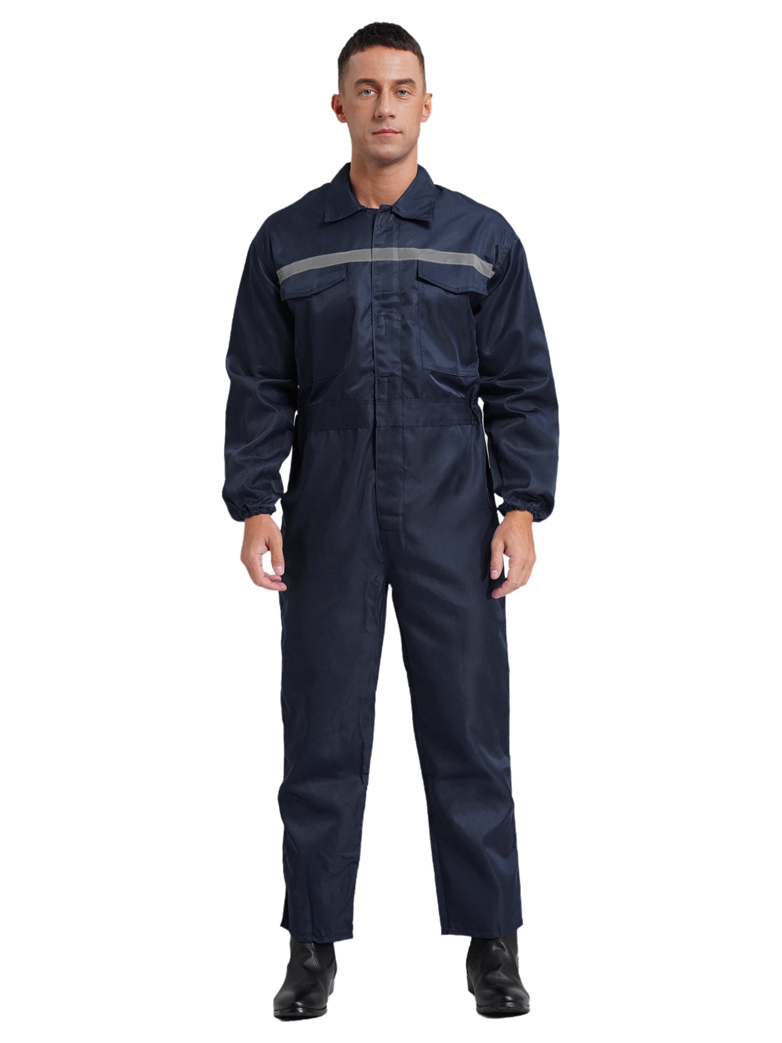 Kaerm Mens One Piece Coveralls Long Sleeve Motorcycle Rain Suits With ...
