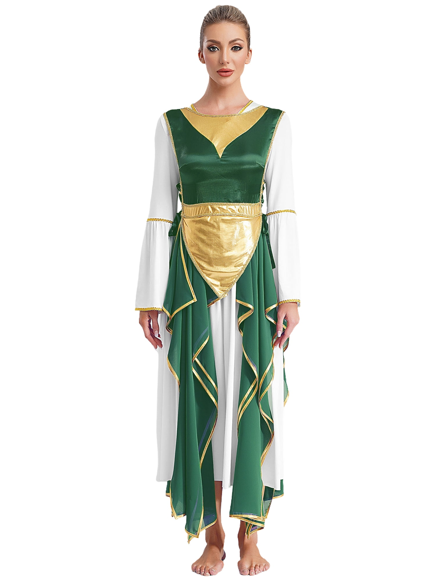 Kaerm Praise Dance Dresses for Women Liturgical Dance Dress Praise ...
