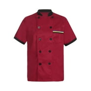 Red Kap Eight Pearl Button Chef Coat with Thermometer Pocket - Walmart.com