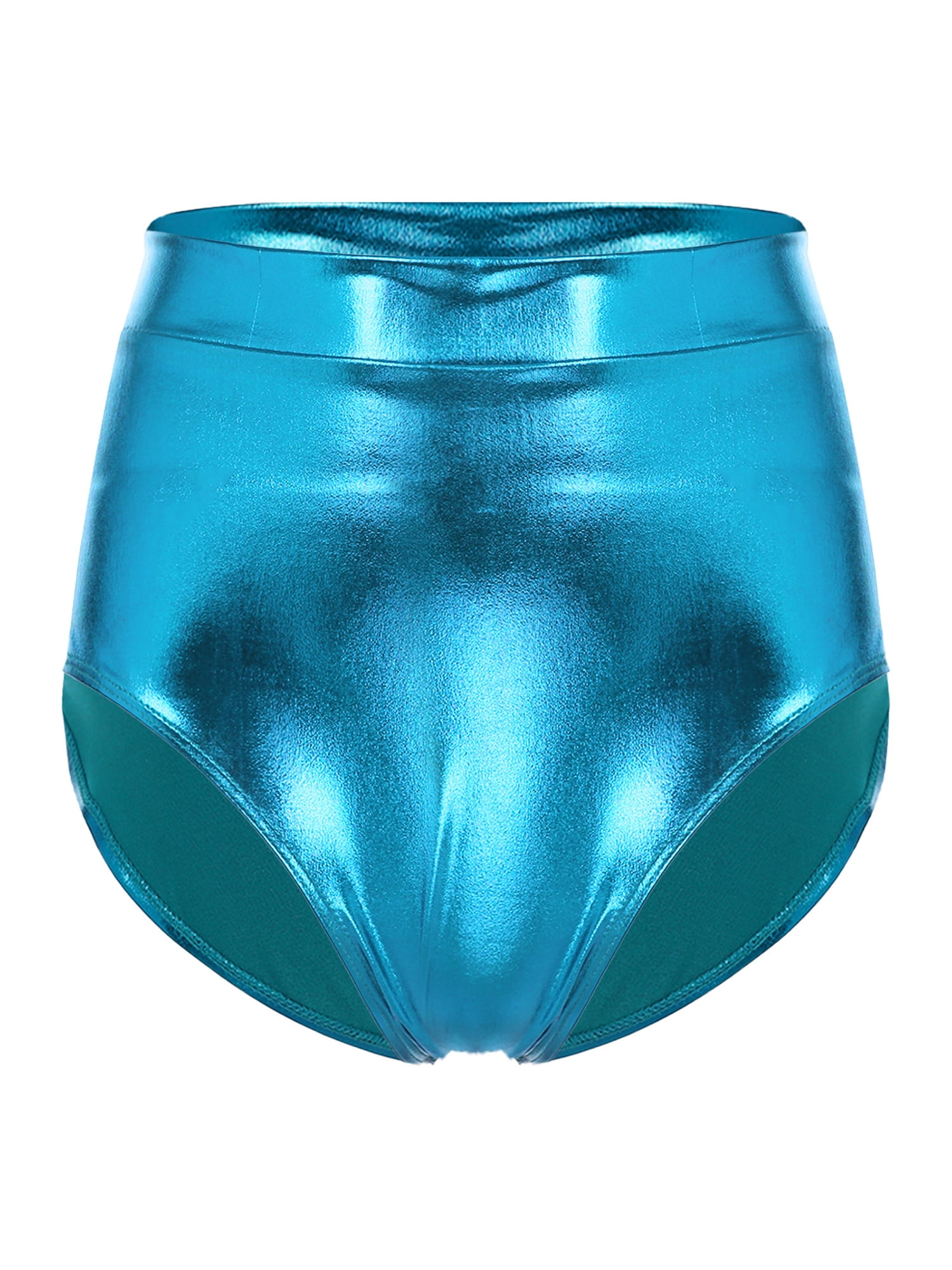 Kaerm Women's Metallic Dance Festival Rave Bottoms Metallic High ...