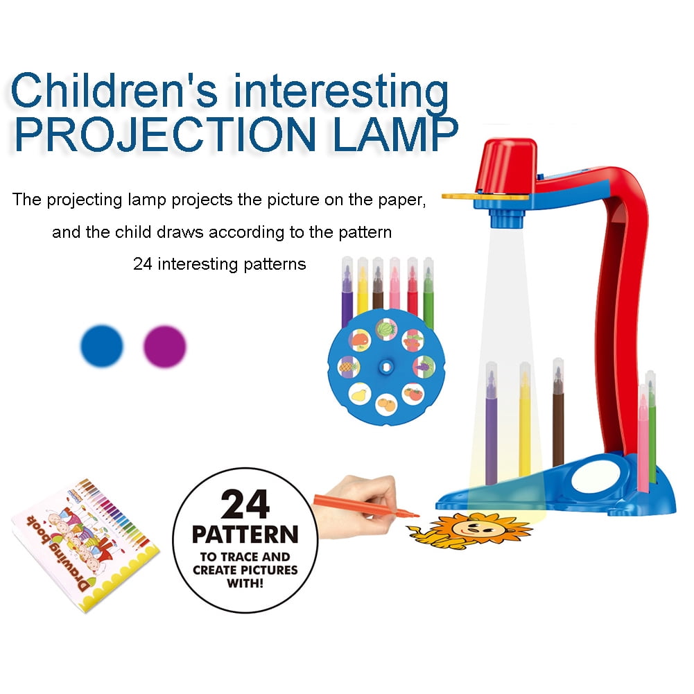 Kaesi Children Projector Painting Board Pen Kit Sketchpad Drawing ...