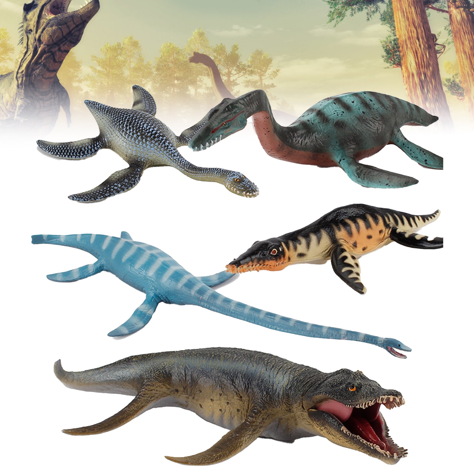 Kaesi Plesiosaur Model Simulation Children Gift PVC Jurassics ...