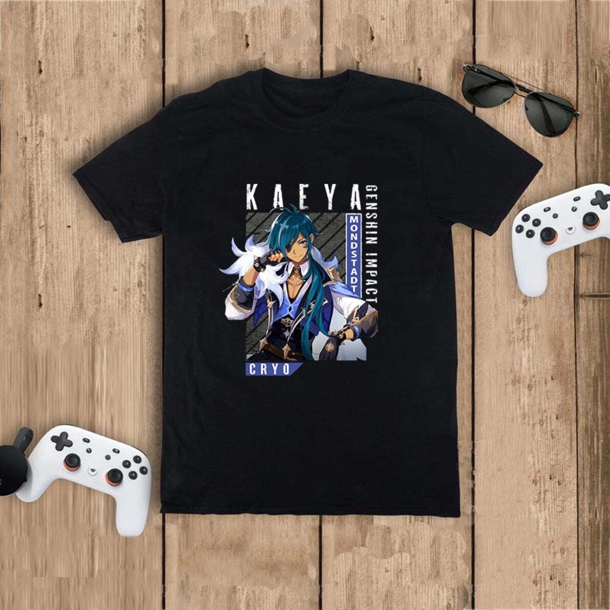 Kaeya Tee Genshin Impact (Colors Available) - Walmart.com