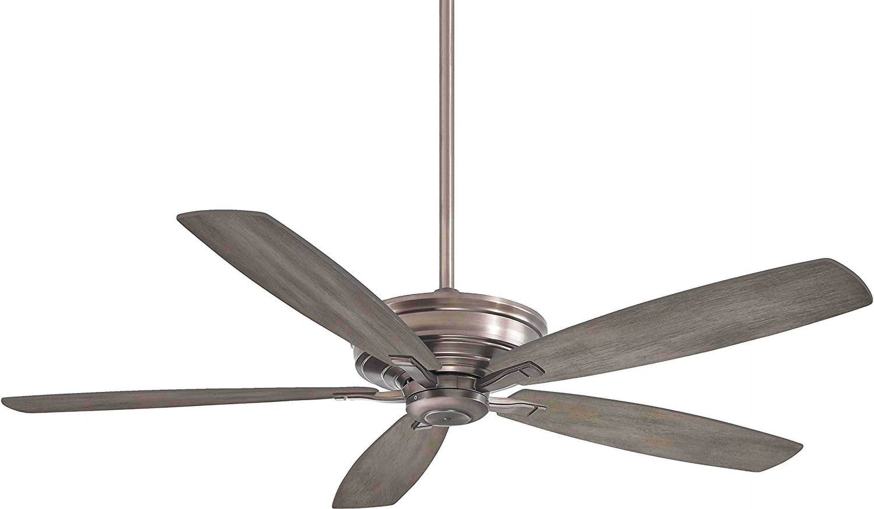 Kafe Ceiling Fan In Transitional Style 15 Inches Tall By 60 Inches Wide ...