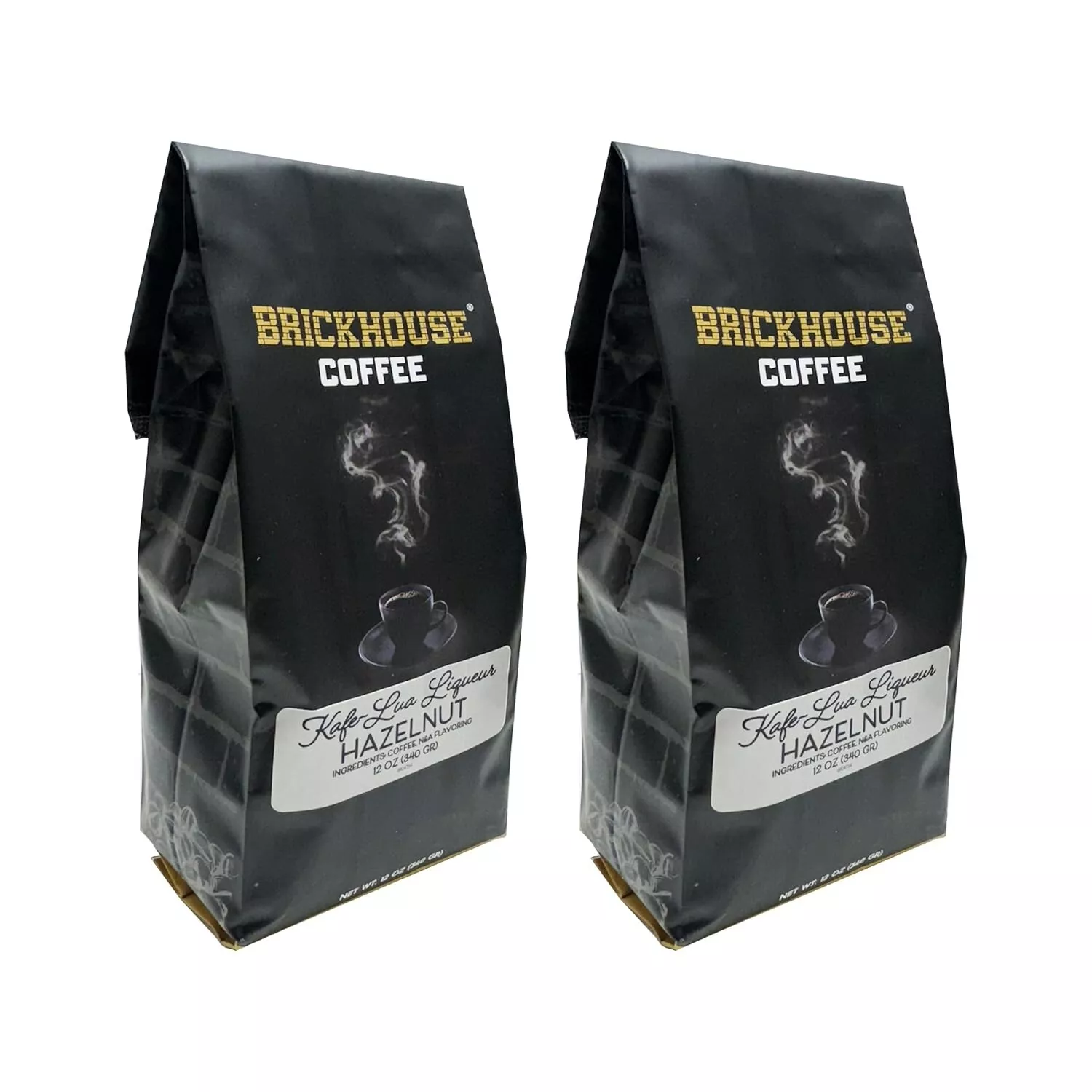 Kafe-Lua Liqueur Flavored Ground Coffee By Brickhouse, Hazelnut, 2 x ...