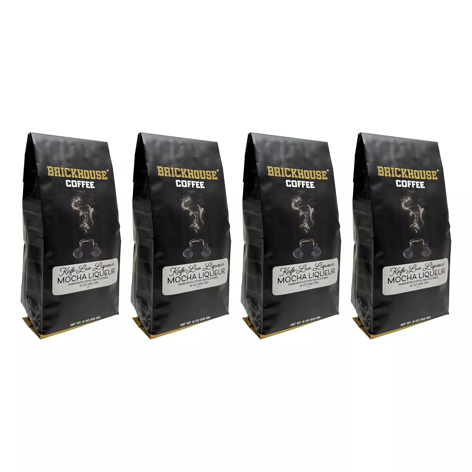 Kafe-Lua Liqueur Flavored Ground Coffee By Brickhouse, Mocha, 4 x 12oz ...