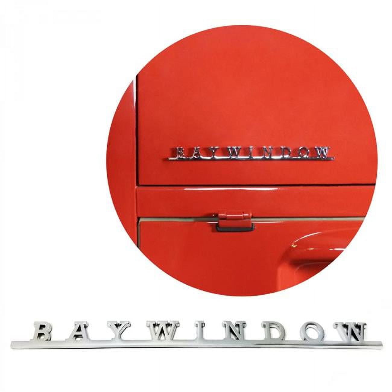 KaferLab 787801 VW Baywindow Scri Point Emblem Badge for Volkswagen Bug Beetle Bus Camper Samba ...