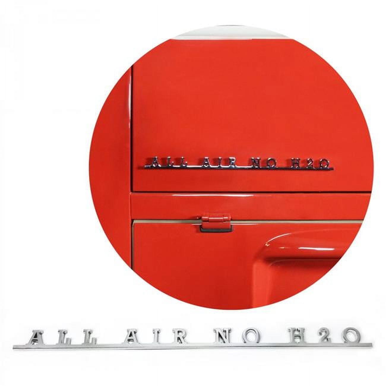 KaferLab 787807 VW All Air No H20 Scri Point Emblem Badge for Volkswagen Bug Beetle Bus Ghia ...