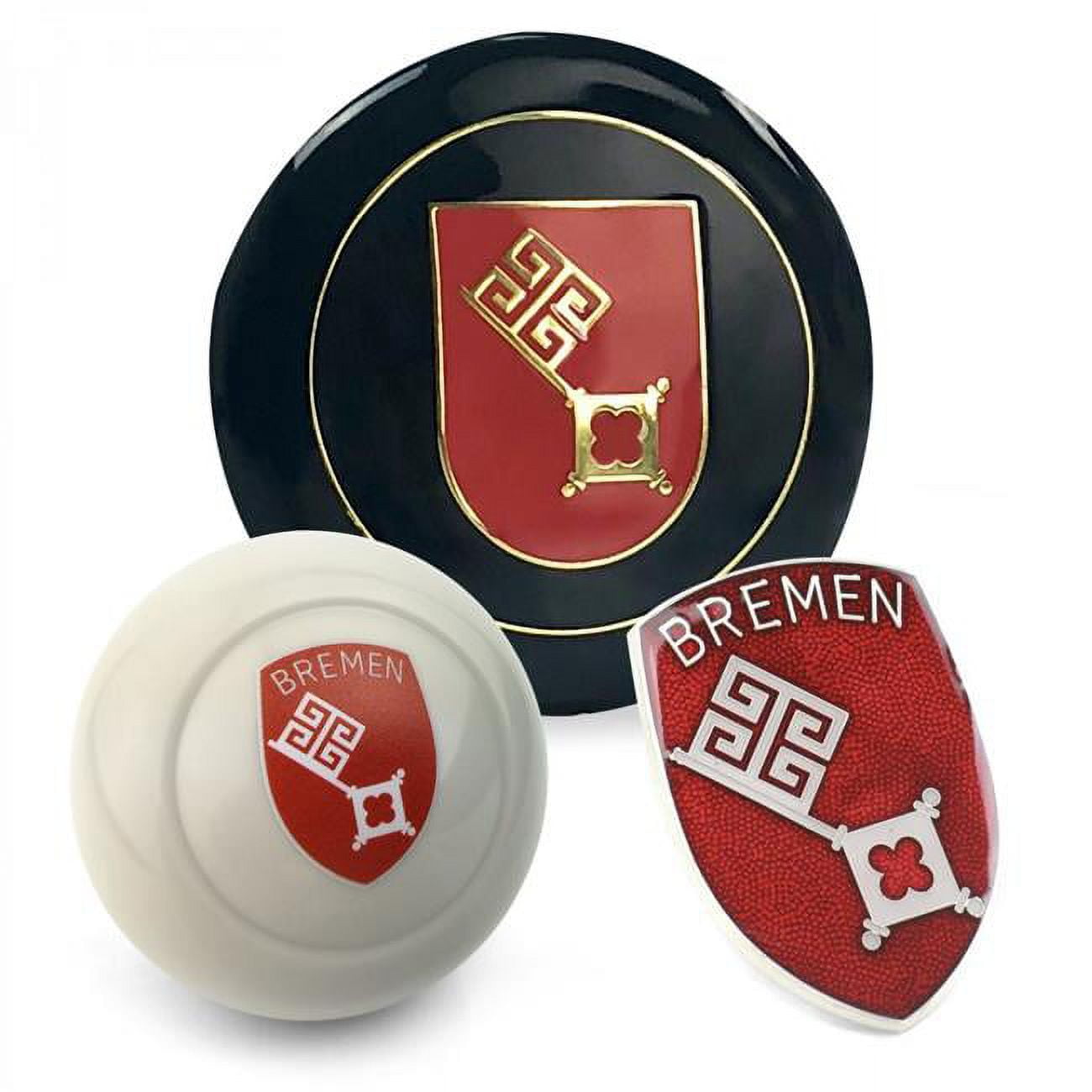 KaferLab Bremen 3 Piece Kit - Horn Button, Hood Crest & Ivory 7 mm ...