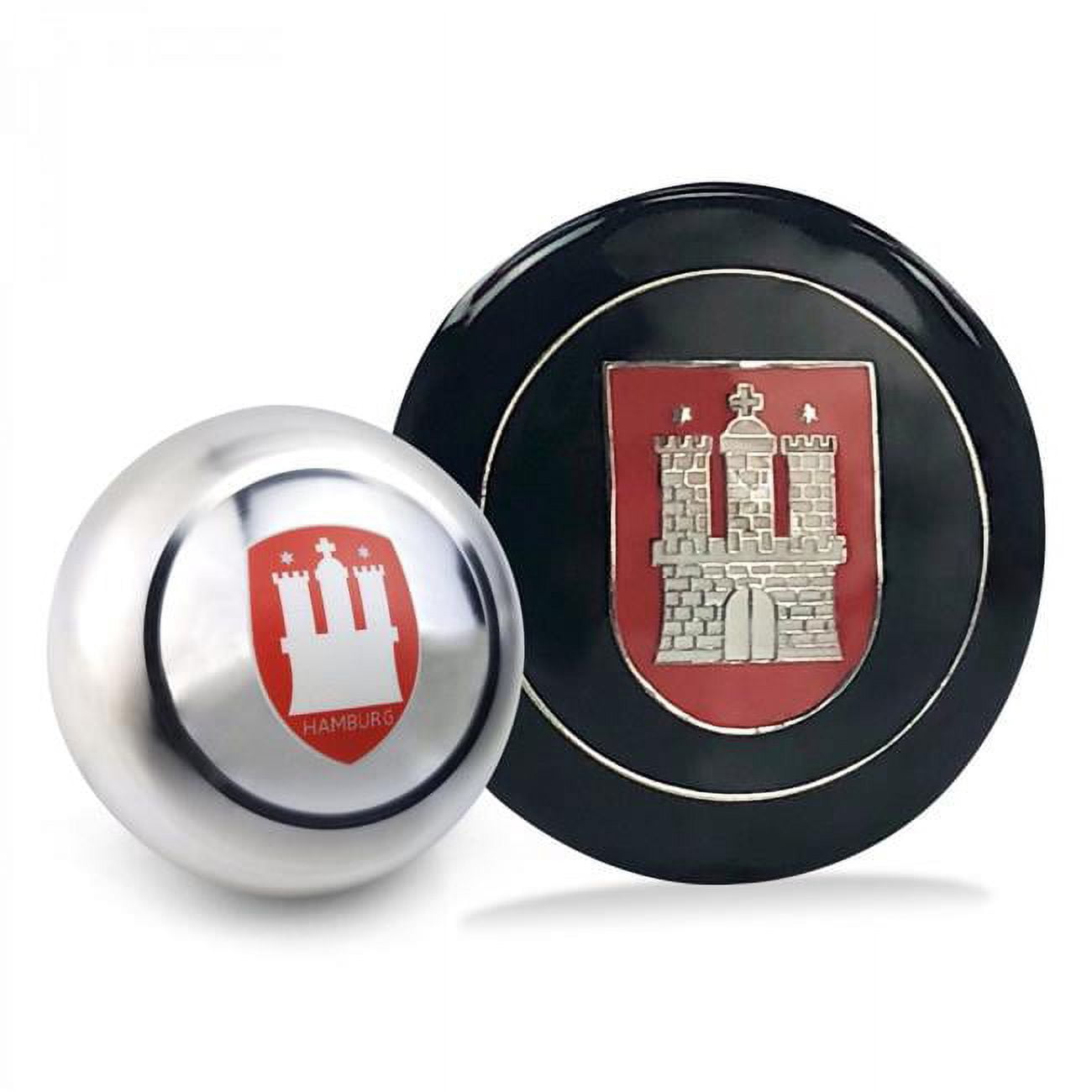 KaferLab Hamburg 2 Piece Kit - Horn Button & Aluminum 12 mm Shift Knob ...