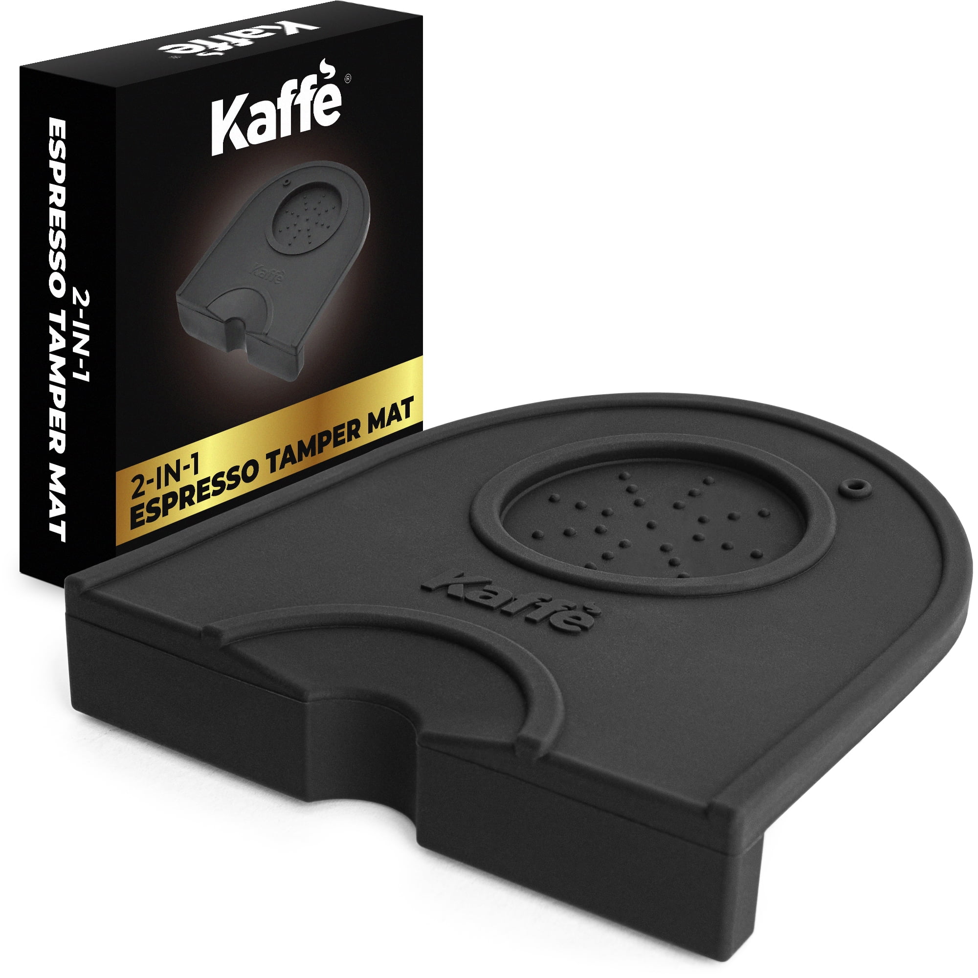 2-in-1 Espresso Tamping Mat Waterproof, Kaffe,Food Safe Silicone Tamper ...
