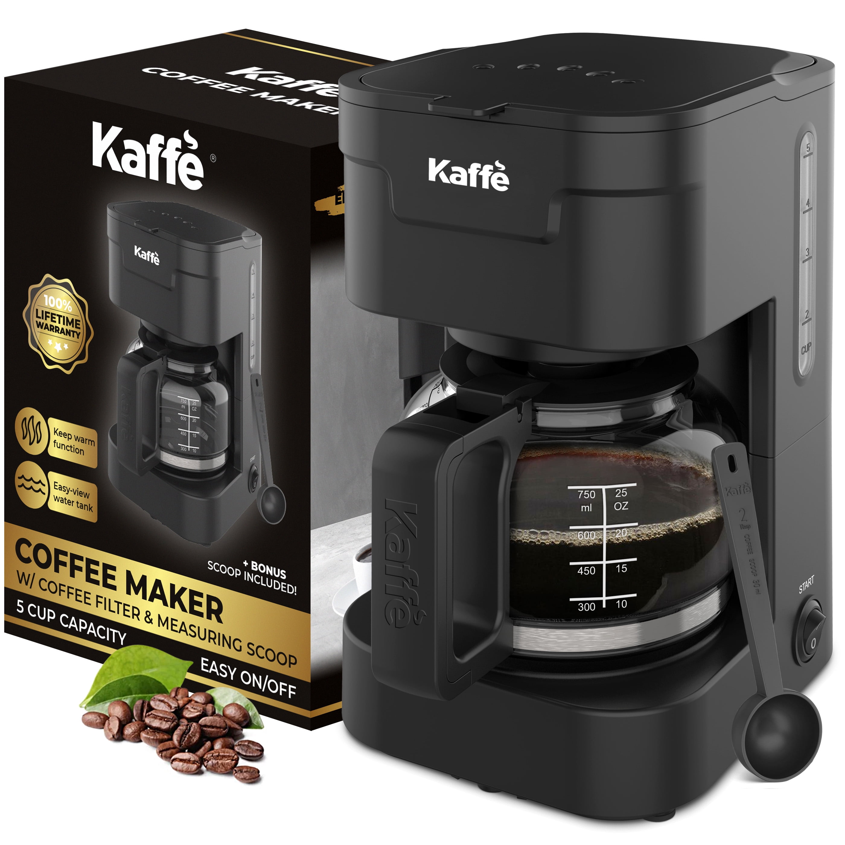 Kaffe 25oz Coffee Maker – Keep Hot, Sneak-a-Cup, Removable Washable ...
