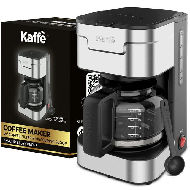 Kaffe Coffee Maker Stainless Steel 5 Cups. Drip Coffee Maker, Keep Hot ...