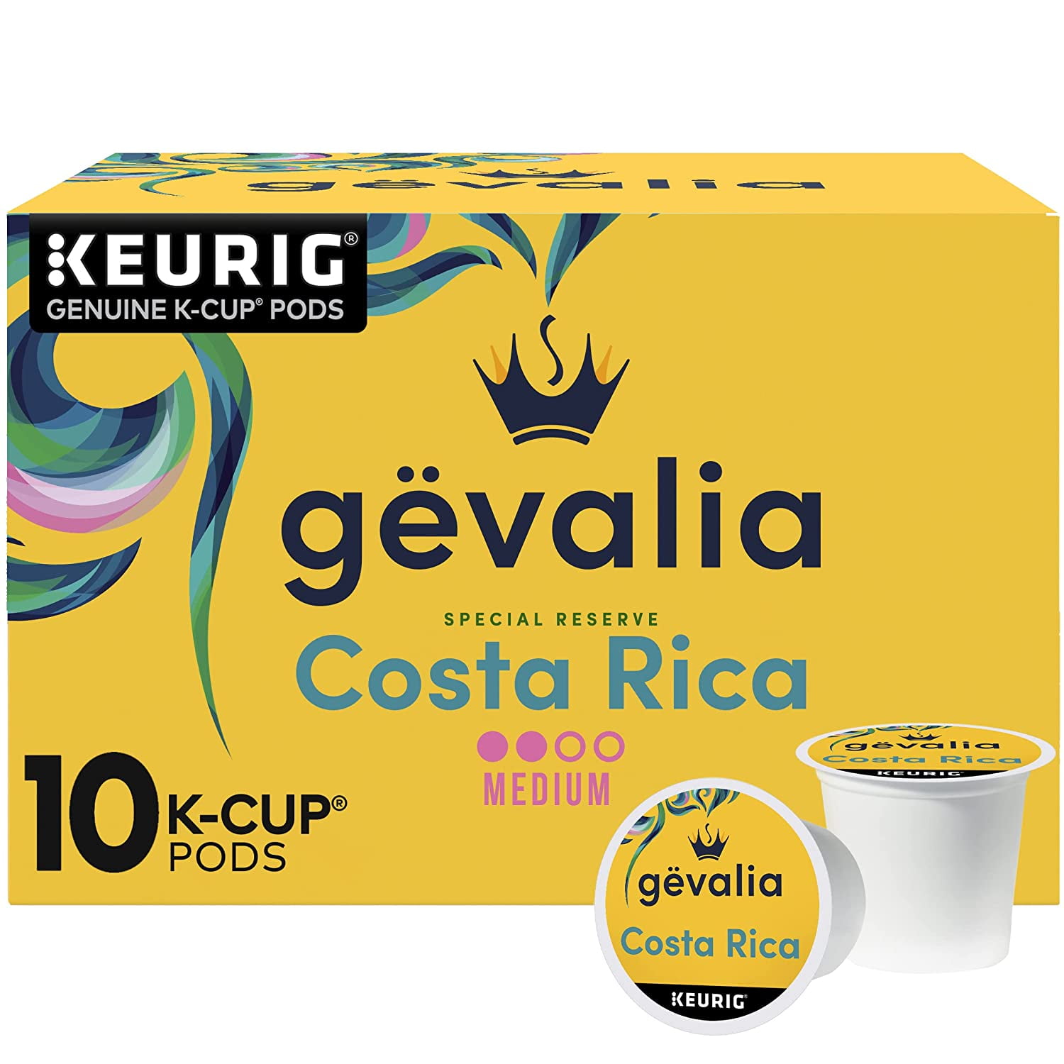 Kaffe Special Reserve Costa Rica Medium Roast K-Cup Coffee Pods (10 ...