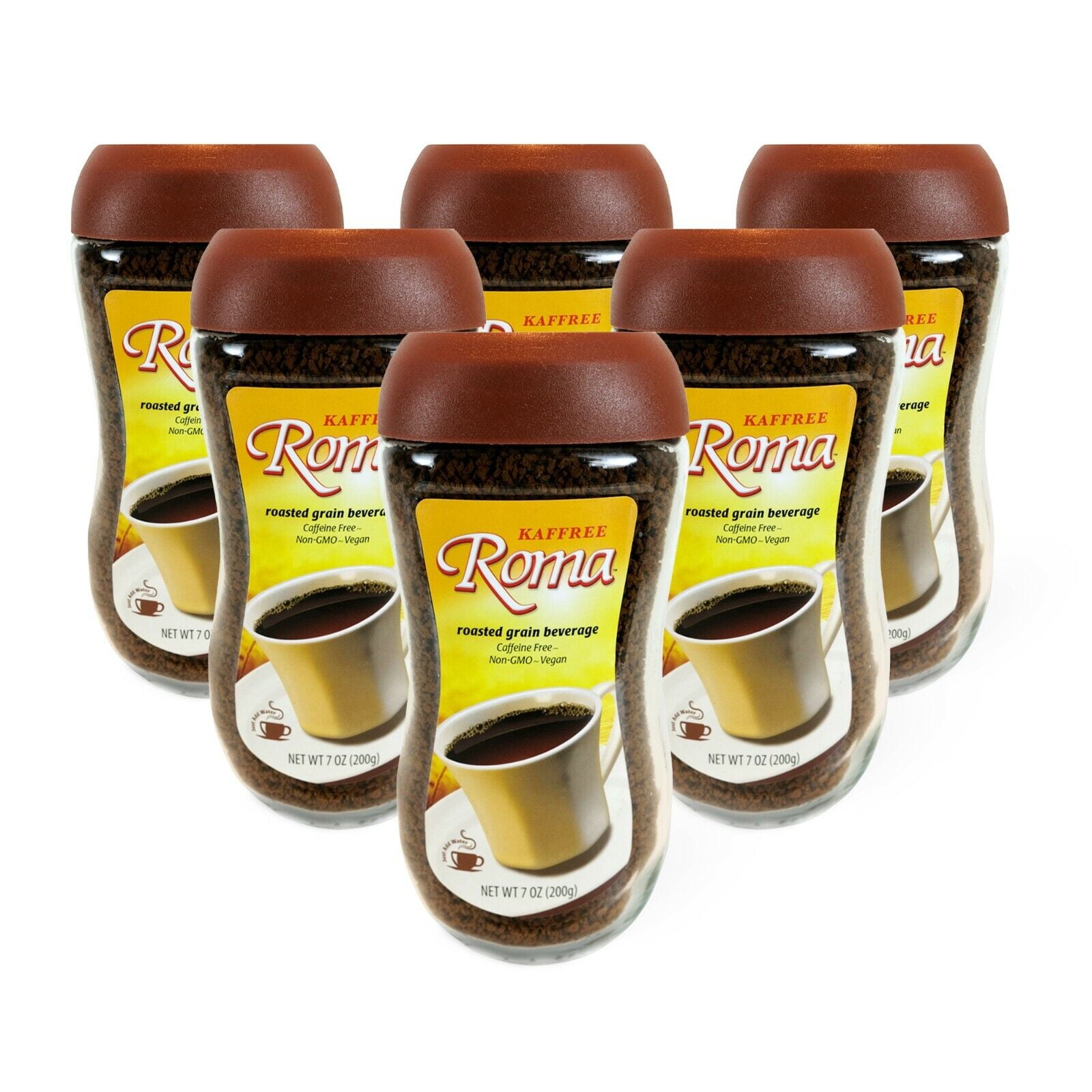 Kaffree Roma, Vegan Coffee Alternative, Original, Non-GMO, 7 oz, Pack ...