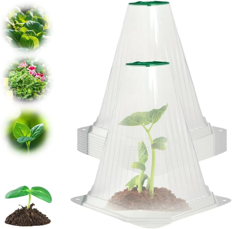 Kafia Garden Cloches for Plants, 2025 Upgraded Reusable Garden Cloches ...