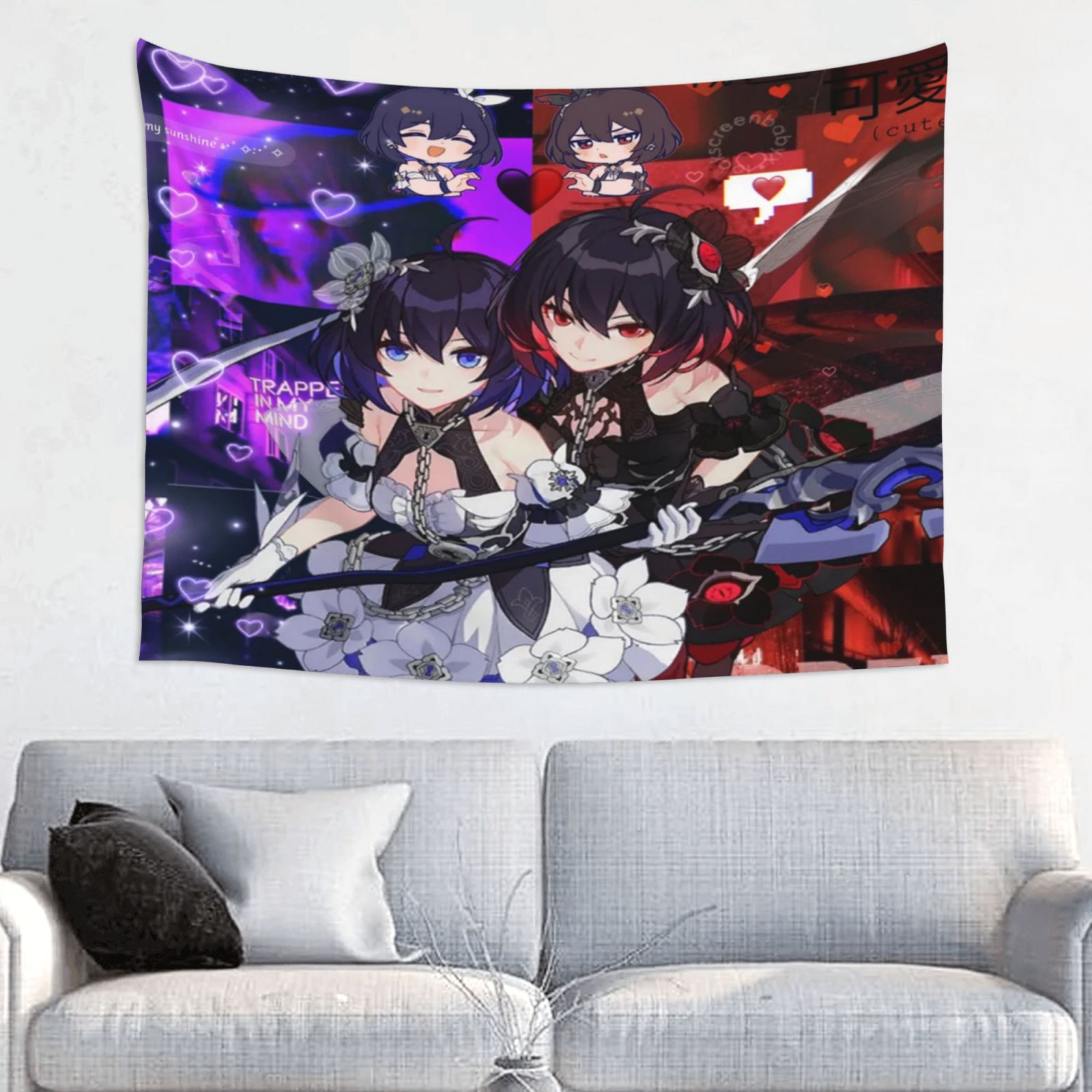 Kafka Honkai Star Rail Tapestry Anime Poster Large Background Wall Art ...
