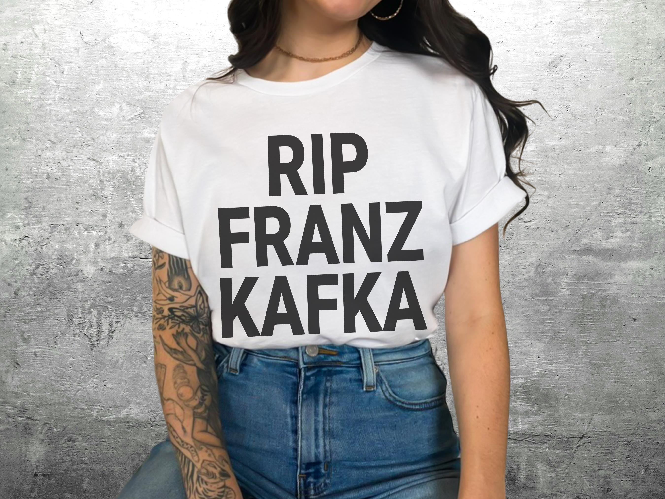 Kafka Shirt, RIP Franz Kafka, Bookish Shirt, Metamorphosis, Ironic ...