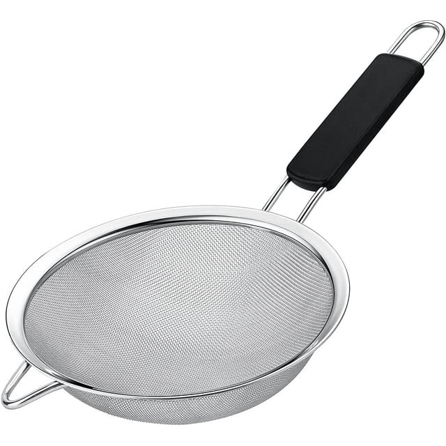 Kafoor 5.5" Fine Mesh Strainer - Sieve Fine Mesh Stainless Steel ...