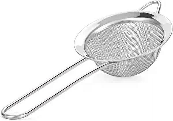 Kafoor Fine Mesh Strainer - 2.8 Inch Round Sieve - Tea Strainers for ...