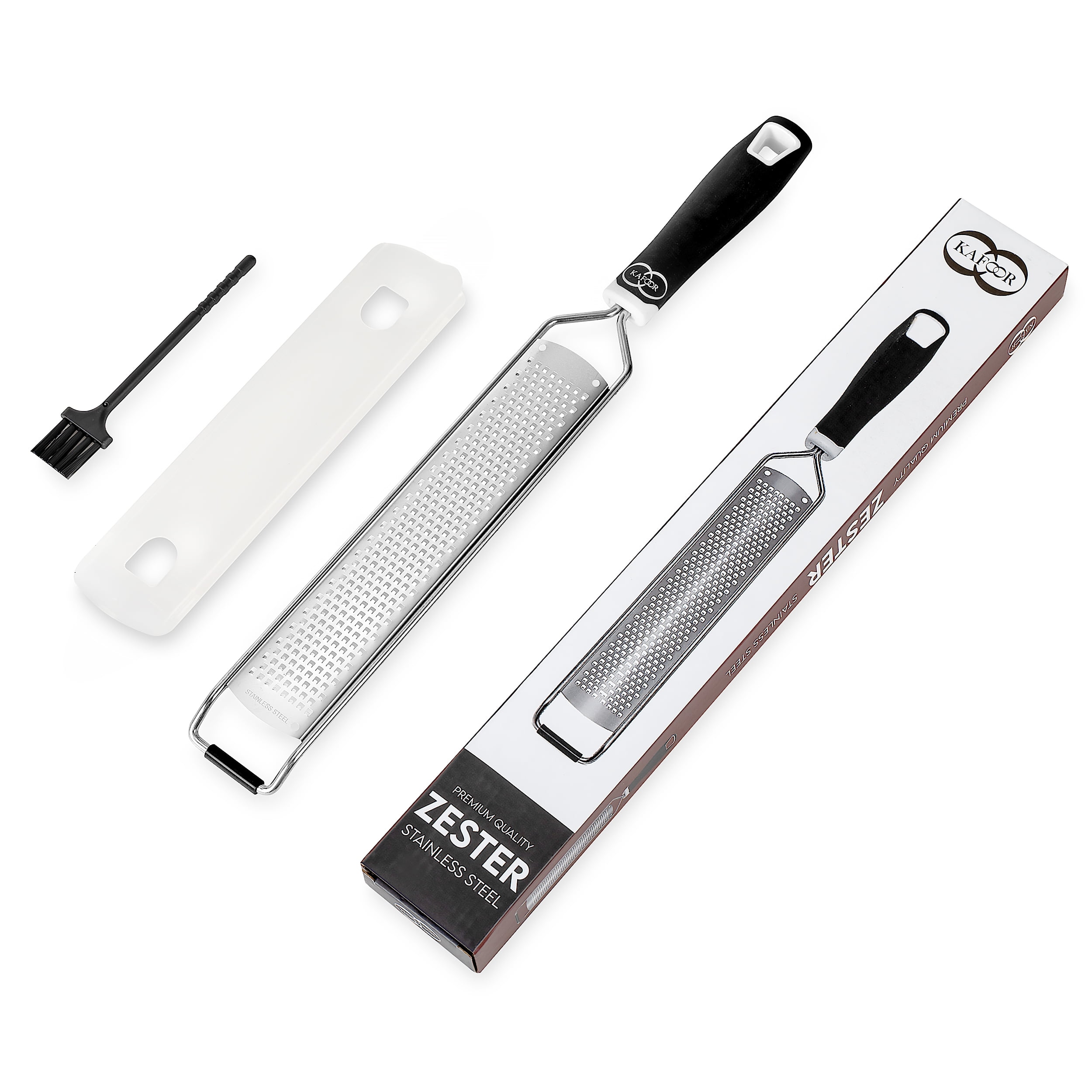 Kafoor Stainless Steel Zester for Cheese, Lemon, Citrus and much more ...