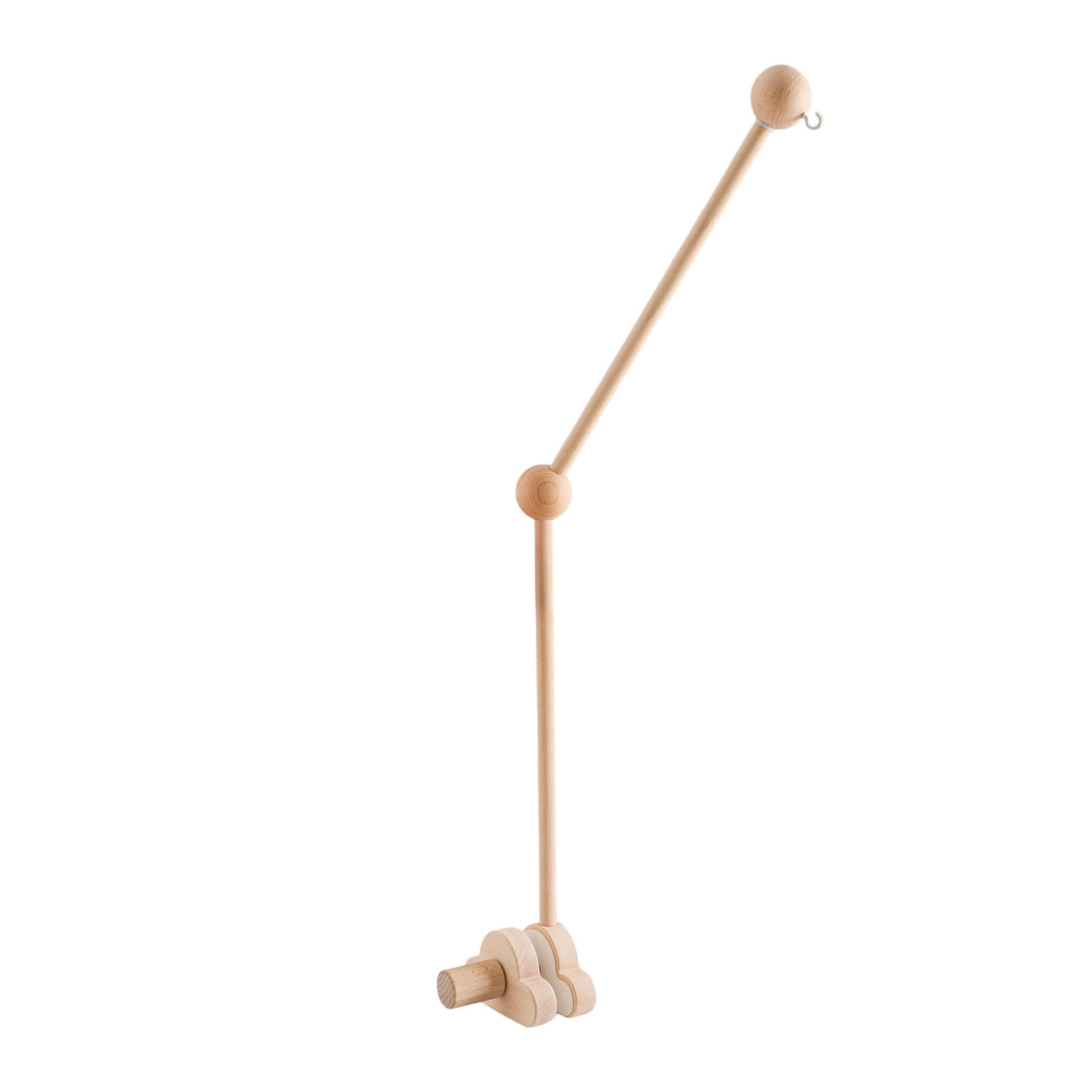 Kafsov Adjustable Wooden Crib Mobile Arm with Cute Wind Chimes Hanger ...