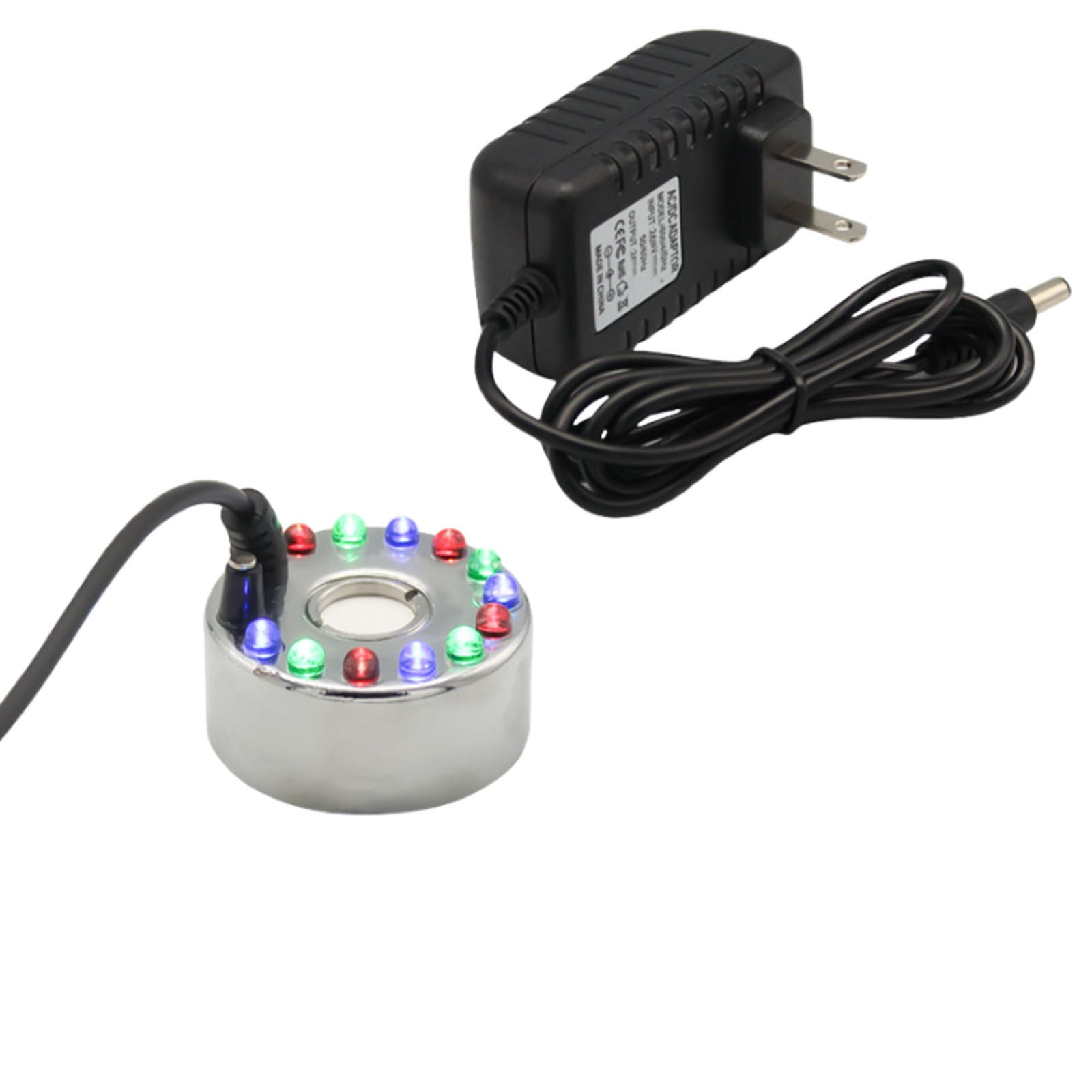 Kafsov Small Ultrasonic Fogger and Humidifier with 12 LED Lights ...
