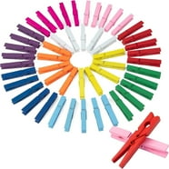 100 Pack Large Wooden Clothespins, Clothes Line Clips for Laundry ...