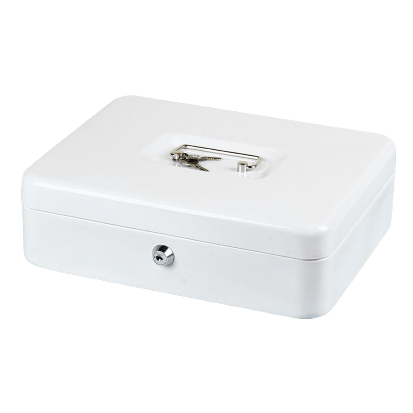 Kafvhsty Fireproof Metal Money Box: Lockable with 2 Keys, Shockproof ...