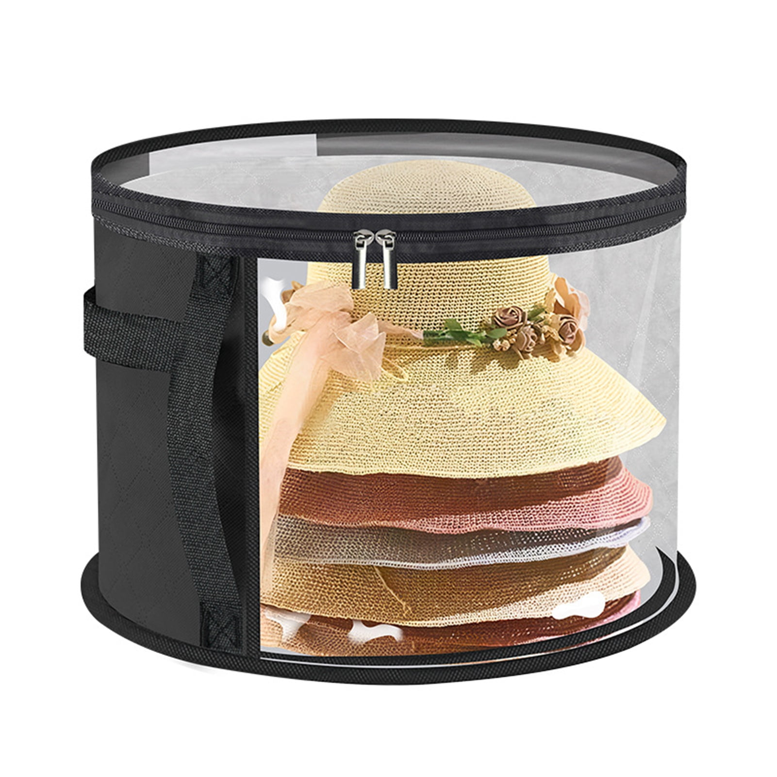 Kafvhsty Oversized Clear Hat Storage Bag with Handle Zipper Closure ...